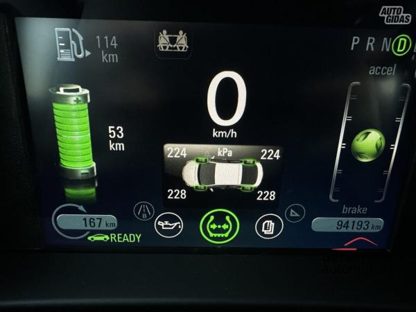 White Opel Ampera 2014 in Avizieniai, with an engine capacity of 1.40 L and mileage of 94 thousand km for 9000 €, photo 7 on AUTOMOTO.COM.LV