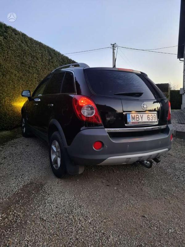Melns Opel Antara 2007 Plungė, ar dzinēja tilpumu 2.00 L un nobraukumu 287 tūkst. km par 3650 €, foto 5 vietnē AUTOMOTO.COM.LV