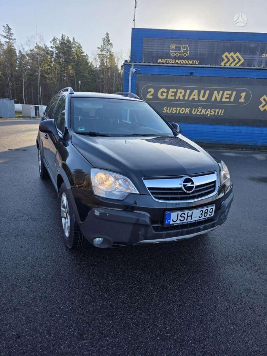 Melns Opel Antara 2007 Šilutė, ar dzinēja tilpumu 2.40 L un nobraukumu 350 tūkst. km par 2800 €, foto 2 vietnē AUTOMOTO.COM.LV