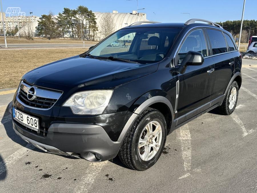 Black Opel Antara 2007 in Vilnius, with an engine capacity of 2.00 L and mileage of 279 thousand km for 2650 €, photo 1 on AUTOMOTO.COM.LV