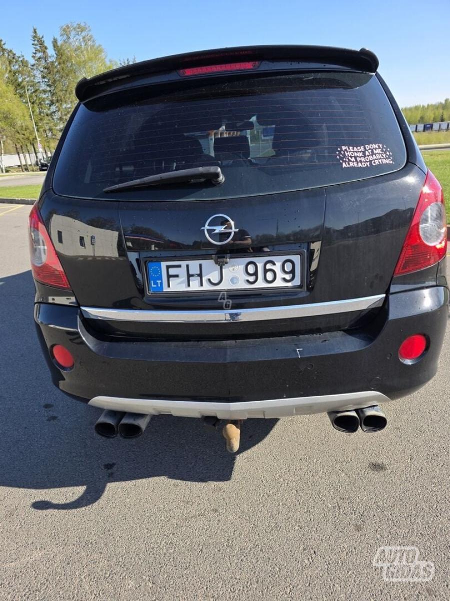 Black Opel Antara 2007 in Vilnius, with an engine capacity of 2.00 L and mileage of 211 thousand km for 3000 €, photo 5 on AUTOMOTO.COM.LV
