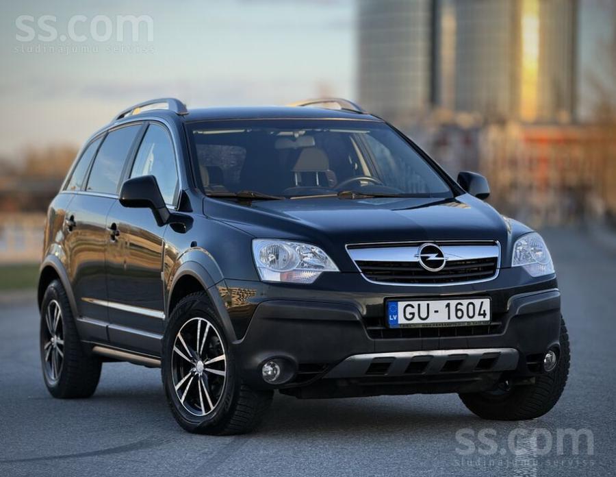 Black Opel Antara 2007 in Riga, with an engine capacity of 2.00 L and mileage of 86 thousand km for 4500 €, photo 3 on AUTOMOTO.COM.LV