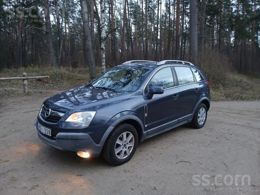 Black Opel Antara 2007 in Riga, with an engine capacity of 2.00 L and mileage of 312 thousand km for 1200 €, photo 1 on AUTOMOTO.COM.LV