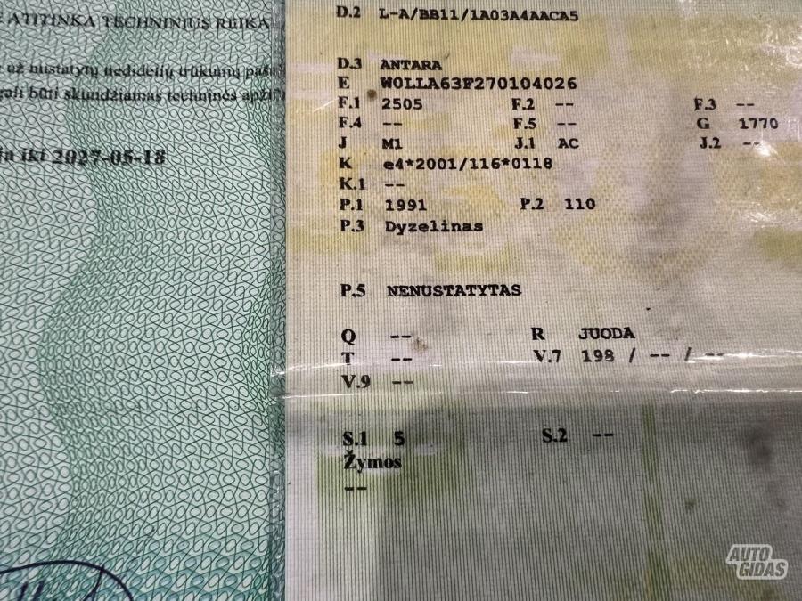 Черный Опель Антара 2007 в Шяуляй, объемом двигателя 2.00 л и пробегом 0 тыс. км за 1649 €, фото 27 на AUTOMOTO.COM.LV