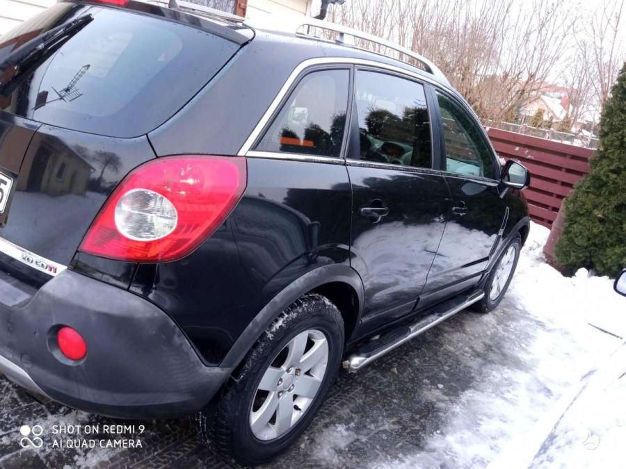 Melns Opel Antara 2008 Šilutė, ar dzinēja tilpumu 1.99 L un nobraukumu 205 tūkst. km par 3800 €, foto 3 vietnē AUTOMOTO.COM.LV