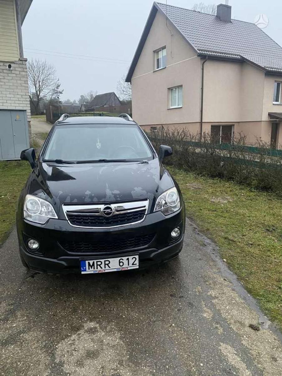 Black Opel Antara 2011 in Kaunas, with an engine capacity of 2.20 L and mileage of 201 thousand km for 5 €, photo 4 on AUTOMOTO.COM.LV