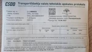 Black Opel Antara 2011 in Cesis, with an engine capacity of 2.20 L and mileage of 327 thousand km for 3950 €, photo 35 on AUTOMOTO.COM.LV