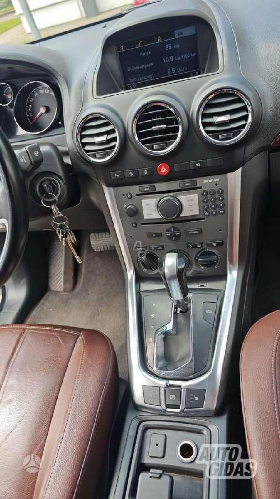 Melns Opel Antara 2011 Klaipėda, ar dzinēja tilpumu 2.20 L un nobraukumu 187 tūkst. km par 5000 €, foto 7 vietnē AUTOMOTO.COM.LV