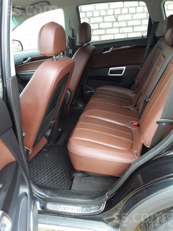 Black Opel Antara 2011 in Rezekne, with an engine capacity of 2.20 L and mileage of 0 thousand km for 4350 €, photo 10 on AUTOMOTO.COM.LV