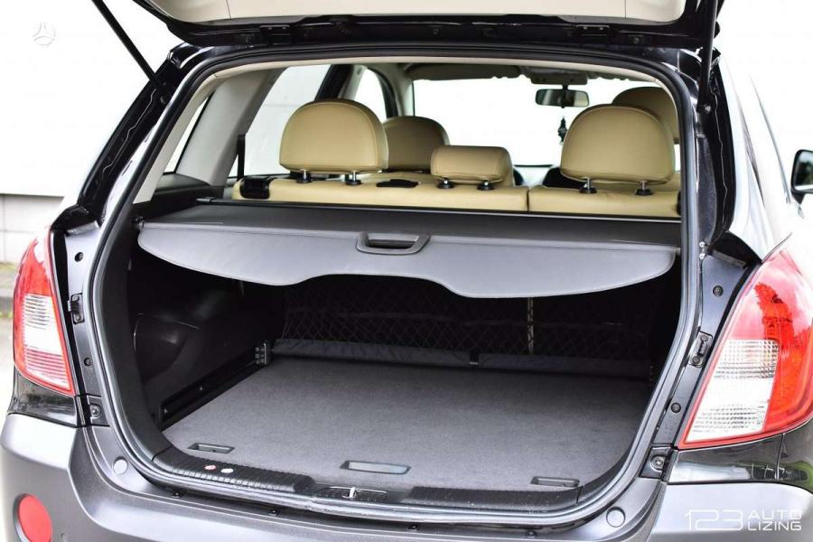 Black Opel Antara 2011 in Kretinga, with an engine capacity of 2.20 L and mileage of 194 thousand km for 5450 €, photo 12 on AUTOMOTO.COM.LV