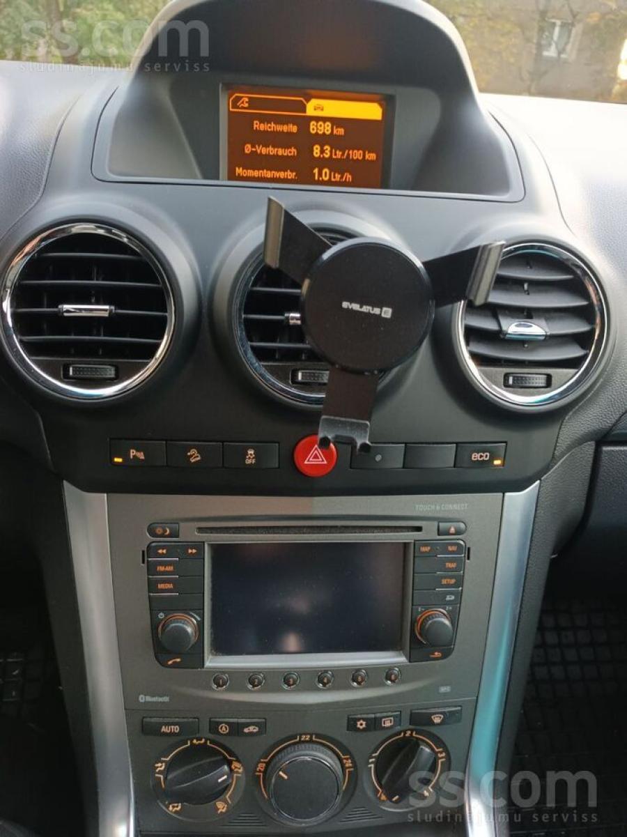 Melns Opel Antara 2012 Rīga, ar dzinēja tilpumu 2.20 L un nobraukumu 244 tūkst. km par 4500 €, foto 10 vietnē AUTOMOTO.COM.LV
