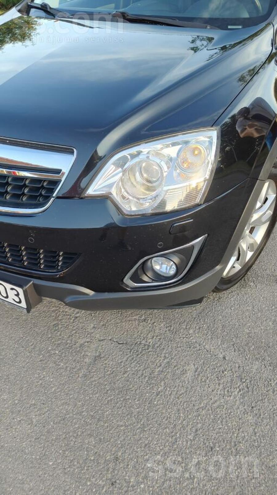 Black Opel Antara 2012 in Riga, with an engine capacity of 2.20 L and mileage of 184 thousand km for 5100 €, photo 11 on AUTOMOTO.COM.LV