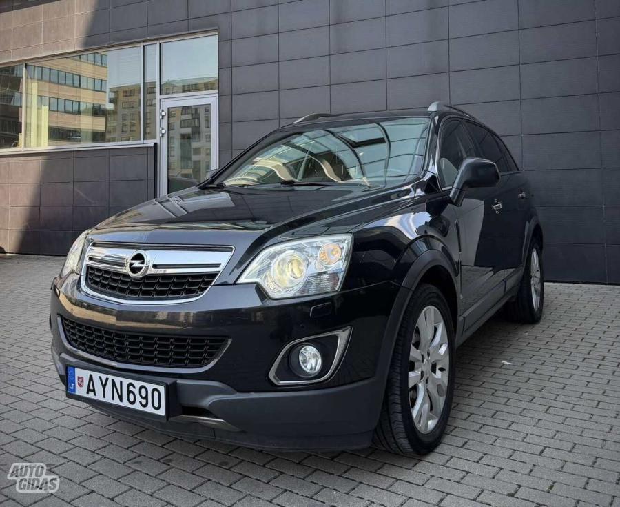 Black Opel Antara 2012 in Vilnius, with an engine capacity of 2.20 L and mileage of 184 thousand km for 3490 €, photo 1 on AUTOMOTO.COM.LV