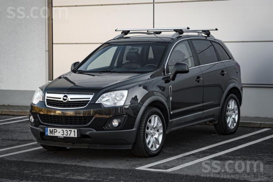 Black Opel Antara 2013 in Riga, with an engine capacity of 2.20 L and mileage of 0 thousand km for 5990 €, photo 1 on AUTOMOTO.COM.LV