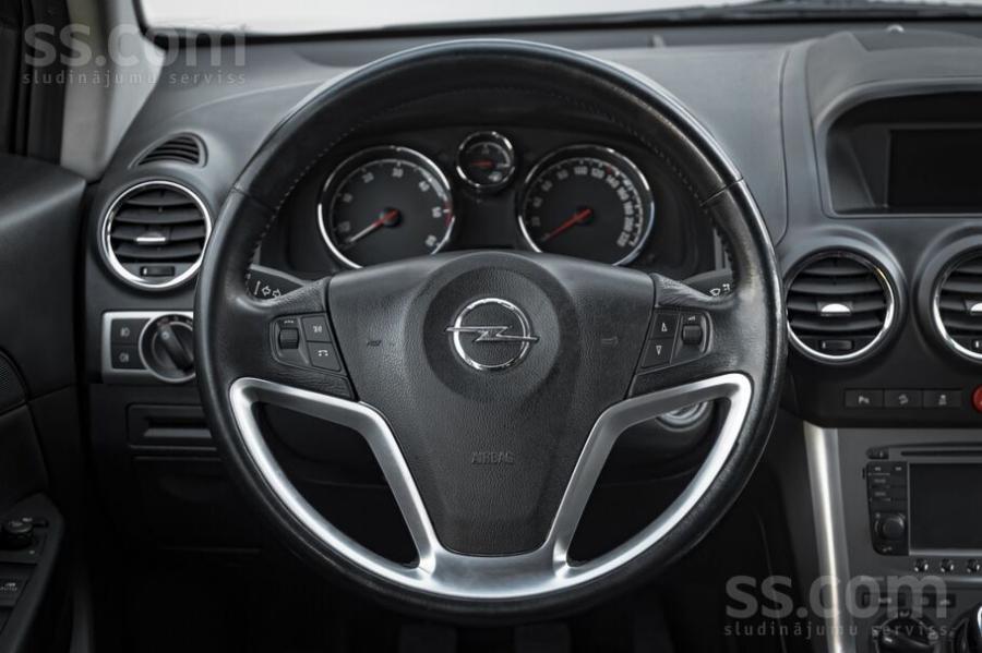 Black Opel Antara 2013 in Riga, with an engine capacity of 2.20 L and mileage of 0 thousand km for 5990 €, photo 23 on AUTOMOTO.COM.LV
