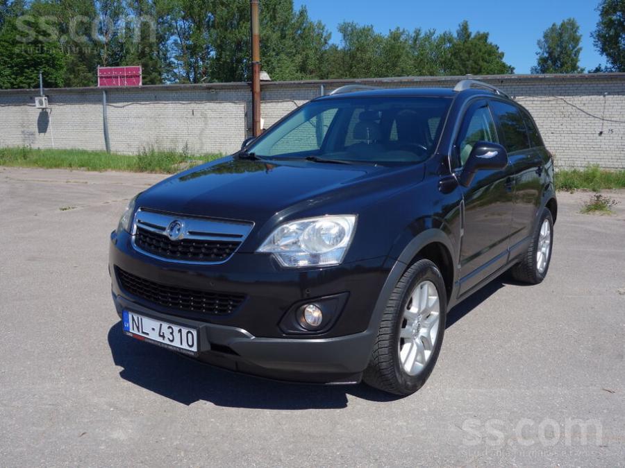 Black Opel Antara 2013 in Riga, with an engine capacity of 2.20 L and mileage of 0 thousand km for 4550 €, photo 1 on AUTOMOTO.COM.LV