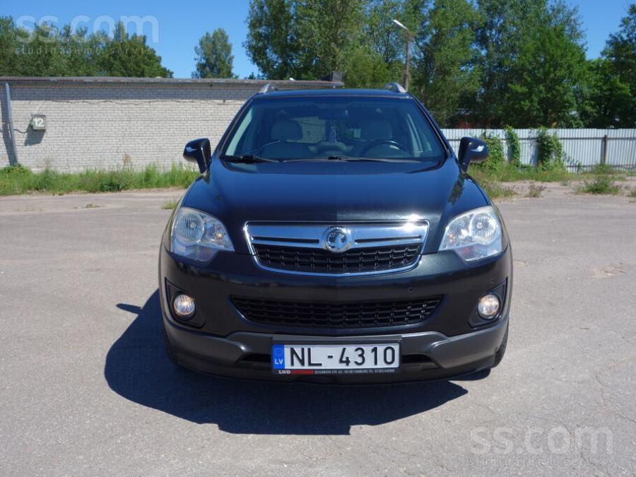 Black Opel Antara 2013 in Riga, with an engine capacity of 2.20 L and mileage of 0 thousand km for 4550 €, photo 4 on AUTOMOTO.COM.LV
