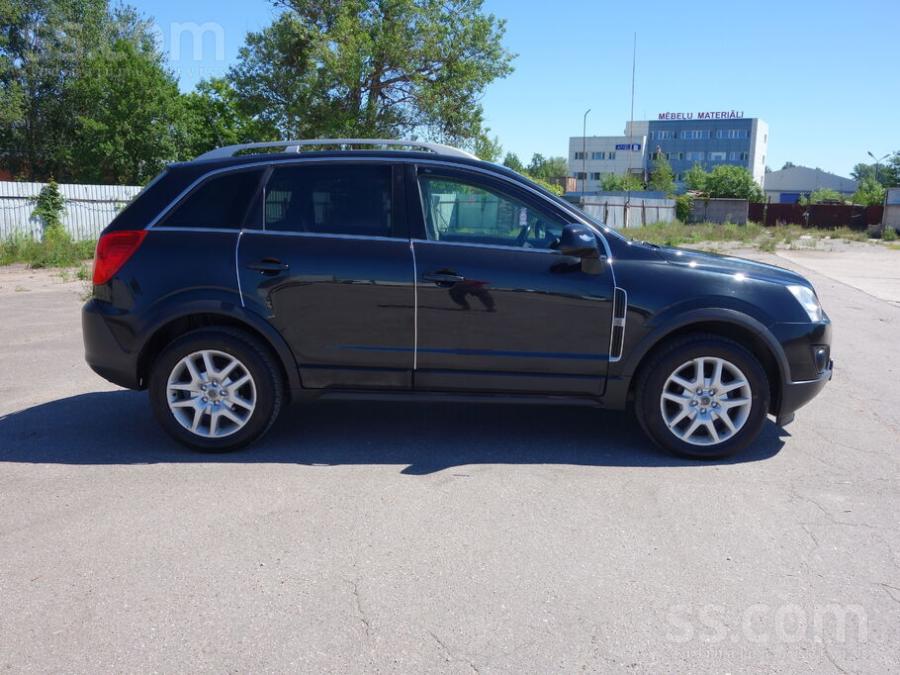 Black Opel Antara 2013 in Riga, with an engine capacity of 2.20 L and mileage of 0 thousand km for 4550 €, photo 12 on AUTOMOTO.COM.LV