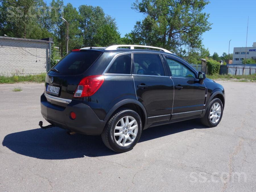 Black Opel Antara 2013 in Riga, with an engine capacity of 2.20 L and mileage of 0 thousand km for 4550 €, photo 14 on AUTOMOTO.COM.LV