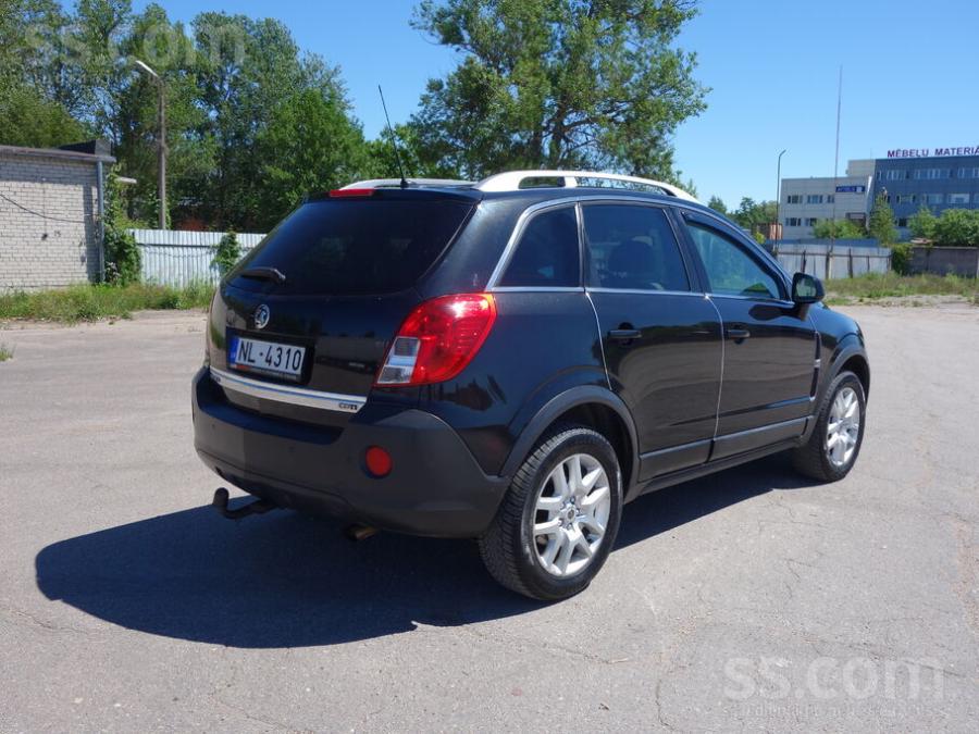Black Opel Antara 2013 in Riga, with an engine capacity of 2.20 L and mileage of 0 thousand km for 4550 €, photo 24 on AUTOMOTO.COM.LV