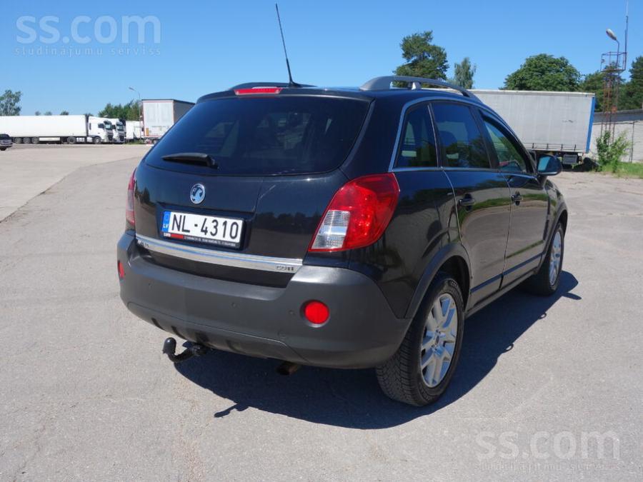 Black Opel Antara 2013 in Riga, with an engine capacity of 2.20 L and mileage of 0 thousand km for 4550 €, photo 30 on AUTOMOTO.COM.LV