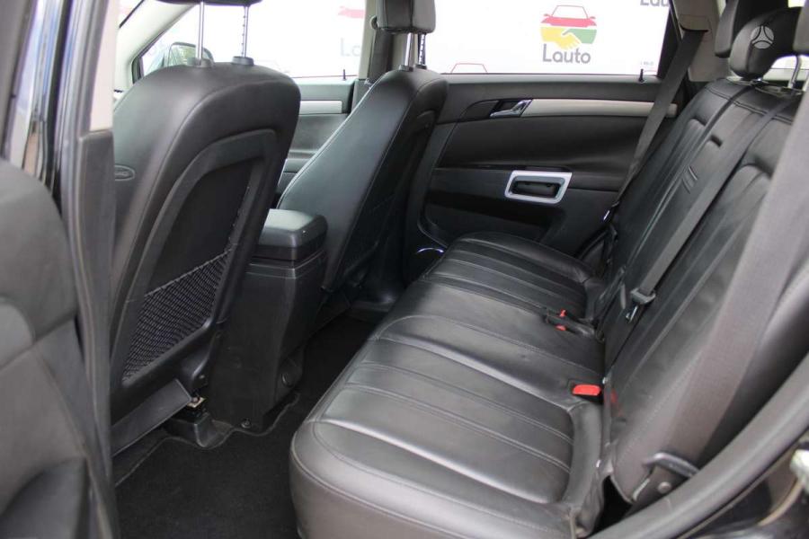 Black Opel Antara 2013 in Vilnius, with an engine capacity of 2.23 L and mileage of 275 thousand km for 5790 €, photo 12 on AUTOMOTO.COM.LV