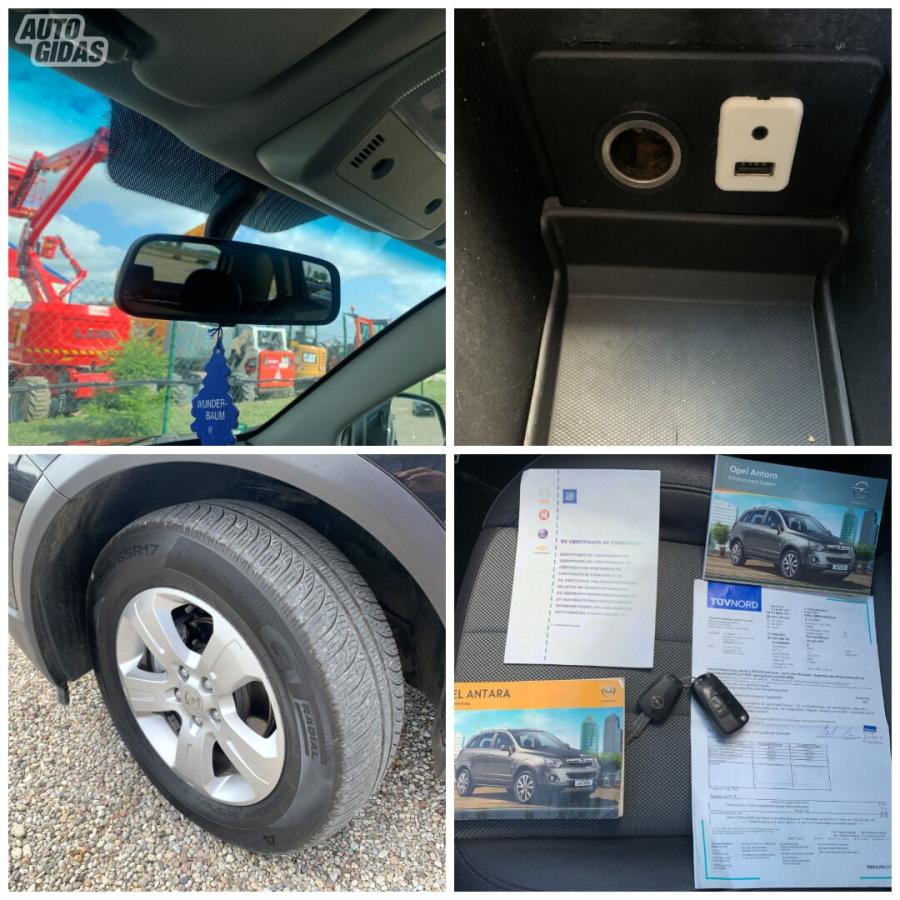 Black Opel Antara 2013 in Kaunas, with an engine capacity of 2.20 L and mileage of 240 thousand km for 5199 €, photo 64 on AUTOMOTO.COM.LV