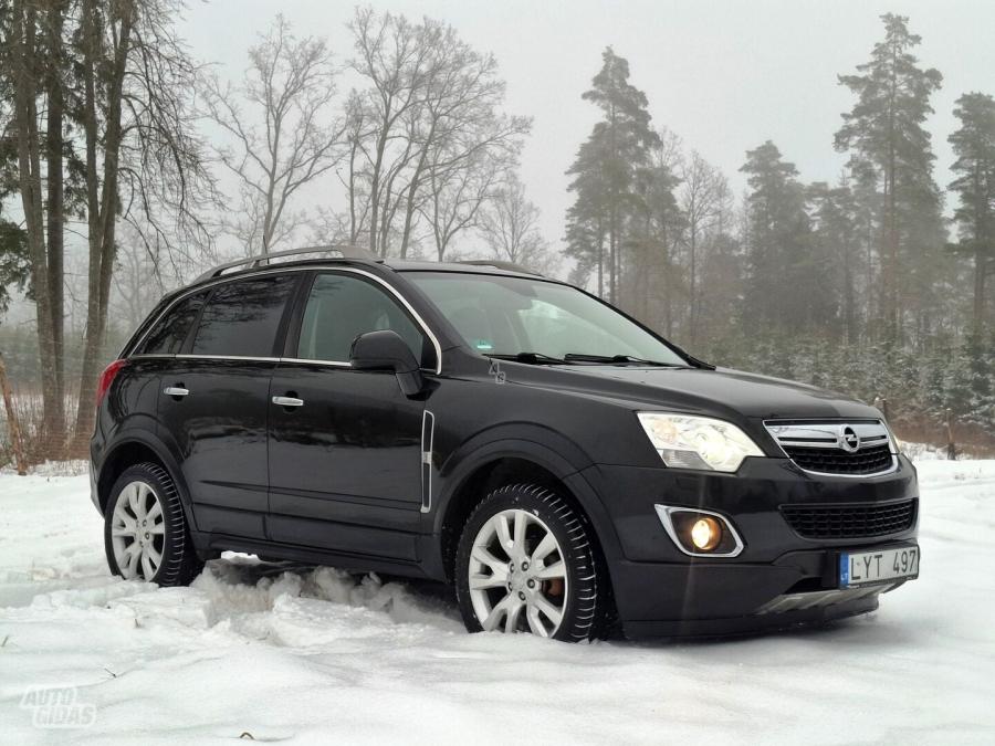 Black Opel Antara 2014 in Telschi, with an engine capacity of 2.20 L and mileage of 222 thousand km for 5400 €, photo 1 on AUTOMOTO.COM.LV