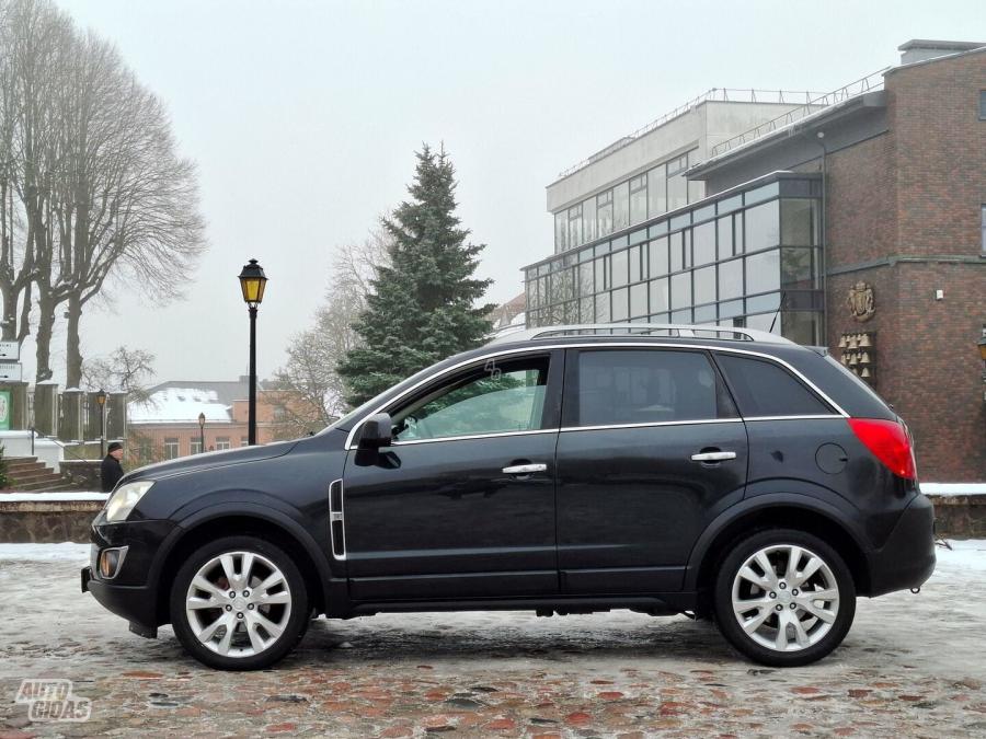 Black Opel Antara 2014 in Telschi, with an engine capacity of 2.20 L and mileage of 222 thousand km for 5400 €, photo 28 on AUTOMOTO.COM.LV
