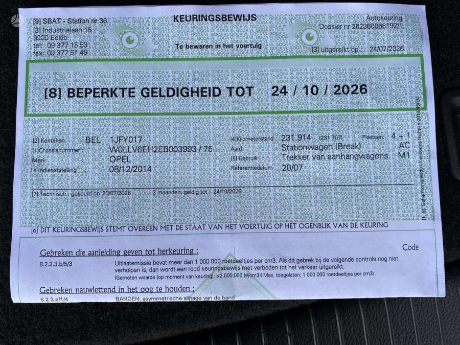 Черный Опель Антара 2014 в Расейняй, объемом двигателя 2.23 л и пробегом 233 тыс. км за 4300 €, фото 21 на AUTOMOTO.COM.LV