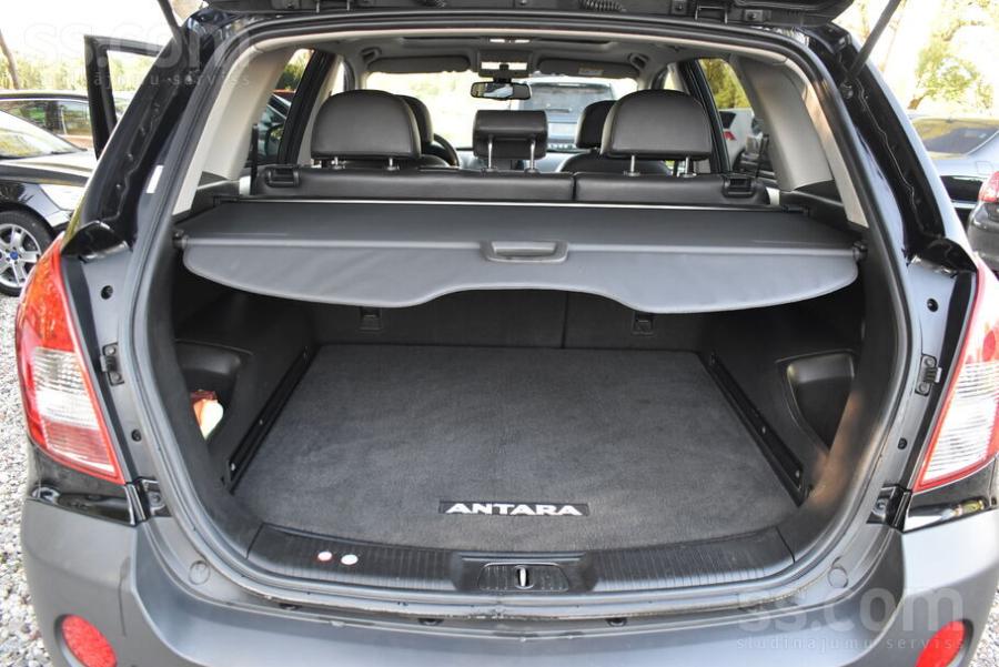 Black Opel Antara 2017 in Kuldiga, with an engine capacity of 2.00 L and mileage of 0 thousand km for 7990 €, photo 8 on AUTOMOTO.COM.LV