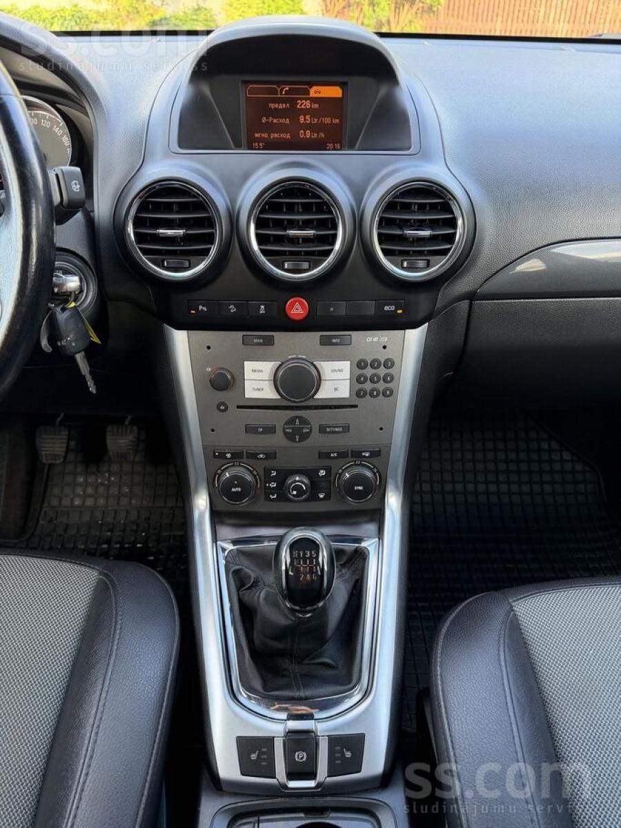 Brūns Opel Antara 2013 Ventspils, ar dzinēja tilpumu 2.20 L un nobraukumu 253 tūkst. km par 4500 €, foto 18 vietnē AUTOMOTO.COM.LV