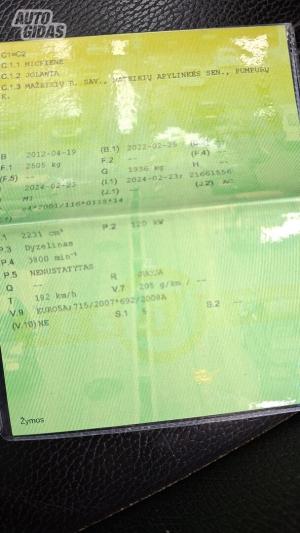 Опель Антара 2012 в Мажейкяй, объемом двигателя 2.20 л и пробегом 171 тыс. км за 5000 €, фото 6 на AUTOMOTO.COM.LV