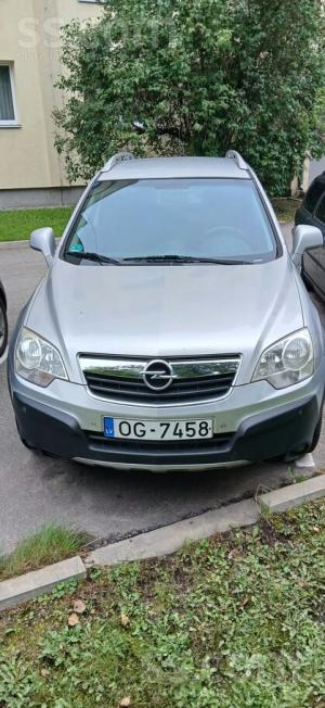 Grey Opel Antara 2009 in Riga, with an engine capacity of 2.40 L and mileage of 107 thousand km for 5200 €, photo  on AUTOMOTO.COM.LV