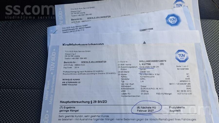 Серый Опель Антара 2012 в Огре, объемом двигателя 2.20 л и пробегом 224 тыс. км за 4850 €, фото 31 на AUTOMOTO.COM.LV