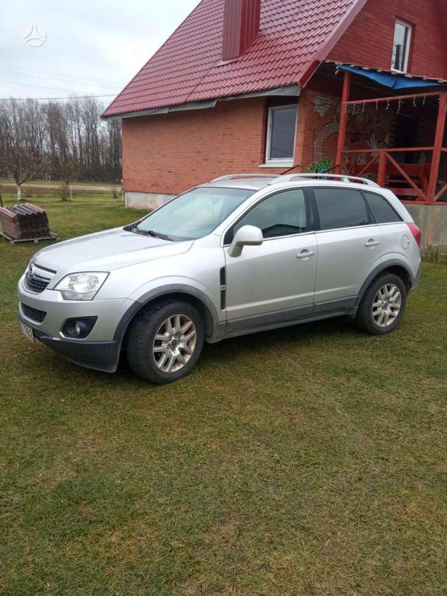 Pelēks Opel Antara 2012 Ukmergė, ar dzinēja tilpumu 2.23 L un nobraukumu 180 tūkst. km par 3700 €, foto 5 vietnē AUTOMOTO.COM.LV