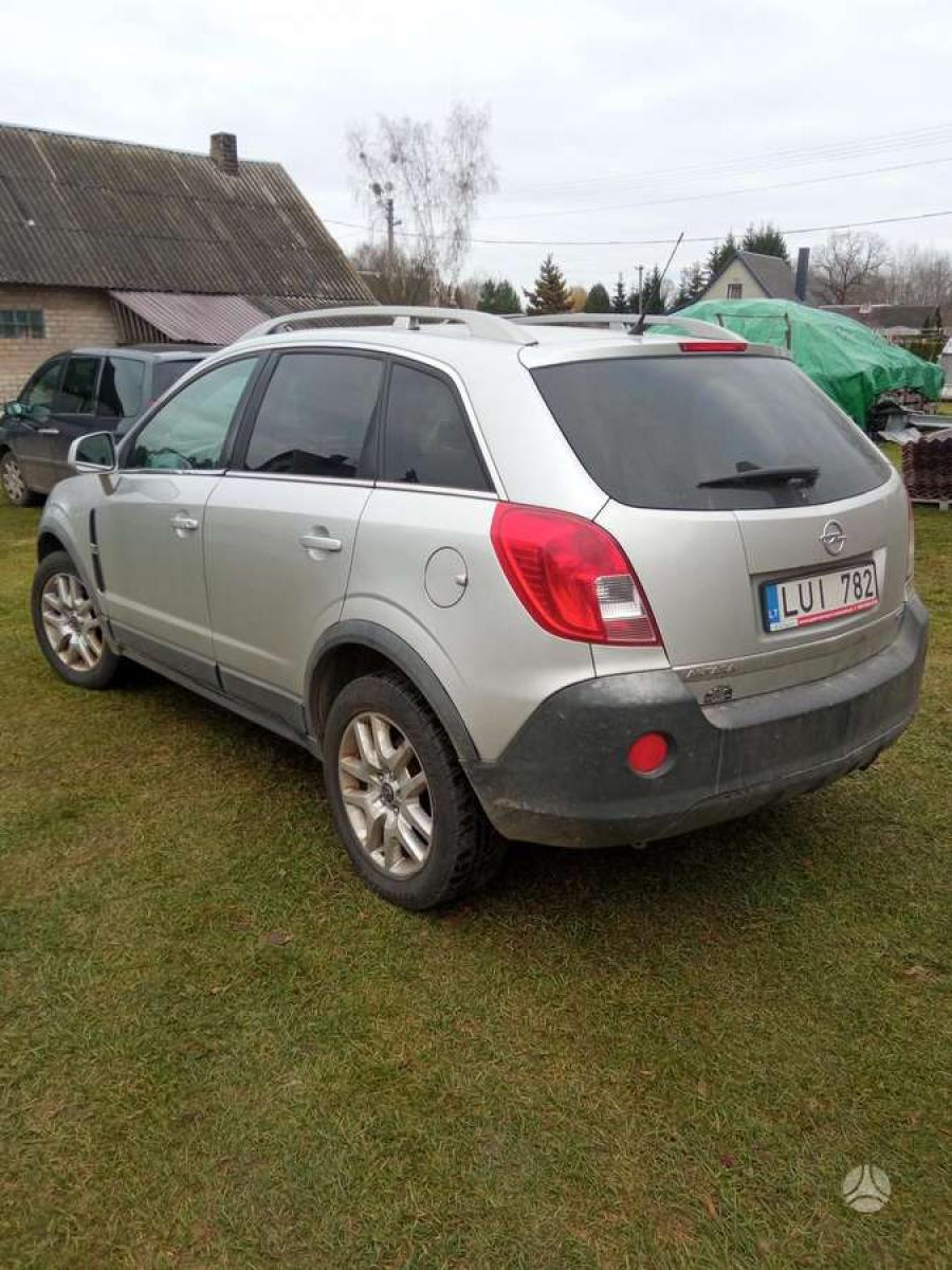 Pelēks Opel Antara 2012 Ukmergė, ar dzinēja tilpumu 2.23 L un nobraukumu 180 tūkst. km par 3700 €, foto 6 vietnē AUTOMOTO.COM.LV