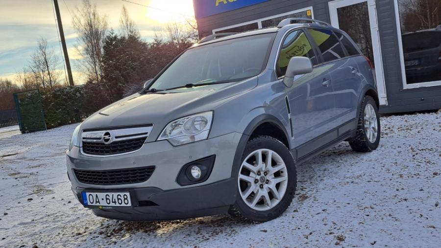 Pelēks Opel Antara 2013 Rīga, ar dzinēja tilpumu 2.20 L un nobraukumu 256 tūkst. km par 6590 €, foto 1 vietnē AUTOMOTO.COM.LV