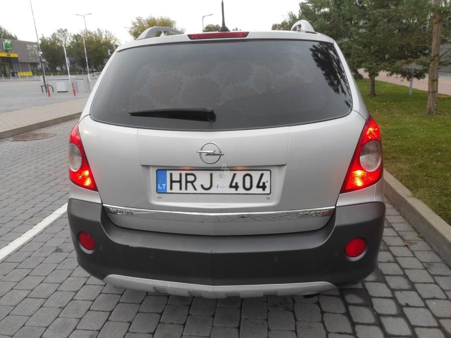 Pelēks Opel Antara 2007 Kretinga, ar dzinēja tilpumu 2.00 L un nobraukumu 228 tūkst. km par 1650 €, foto 6 vietnē AUTOMOTO.COM.LV