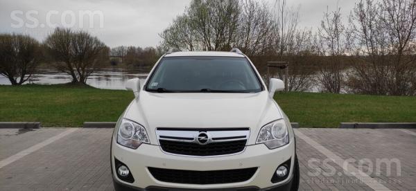 Balts Opel Antara 2012 Daugavpils, ar dzinēja tilpumu 2.20 L un nobraukumu 190 tūkst. km par 5900 €, foto 1 vietnē AUTOMOTO.COM.LV