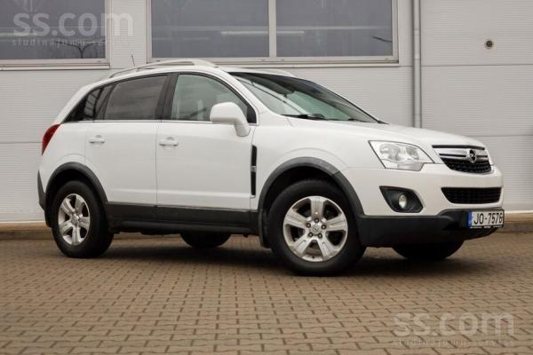 White Opel Antara 2014 in Riga, with an engine capacity of 2.20 L and mileage of 0 thousand km for 4995 €, photo 4 on AUTOMOTO.COM.LV