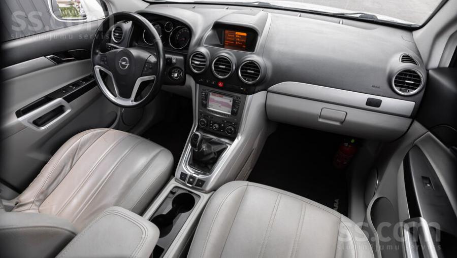 White Opel Antara 2014 in Jelgava, with an engine capacity of 2.20 L and mileage of 0 thousand km for 3700 €, photo 21 on AUTOMOTO.COM.LV