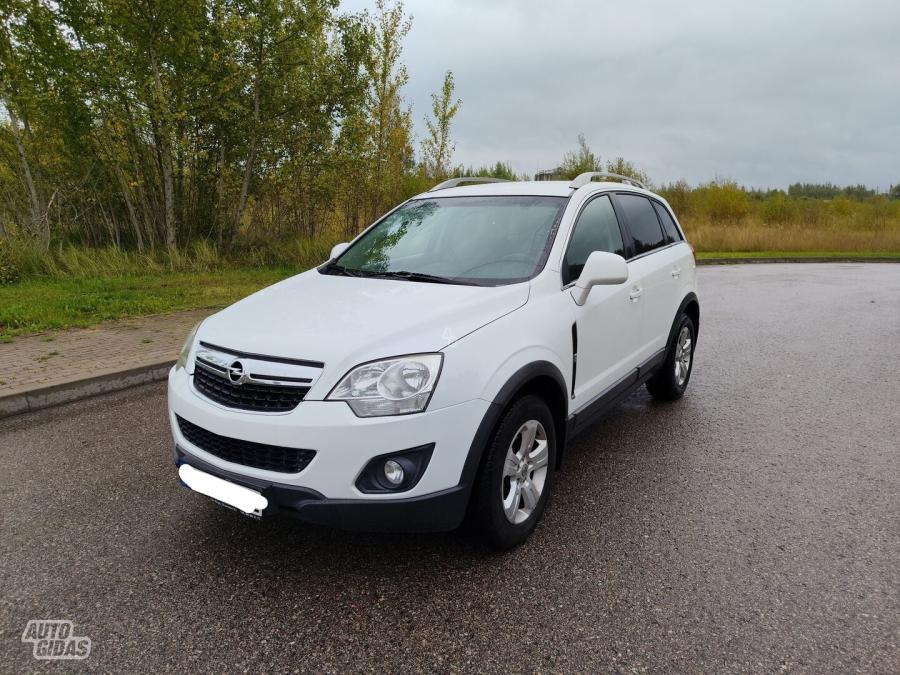 White Opel Antara 2014 in Utena, with an engine capacity of 2.20 L and mileage of 255 thousand km for 3450 €, photo 1 on AUTOMOTO.COM.LV