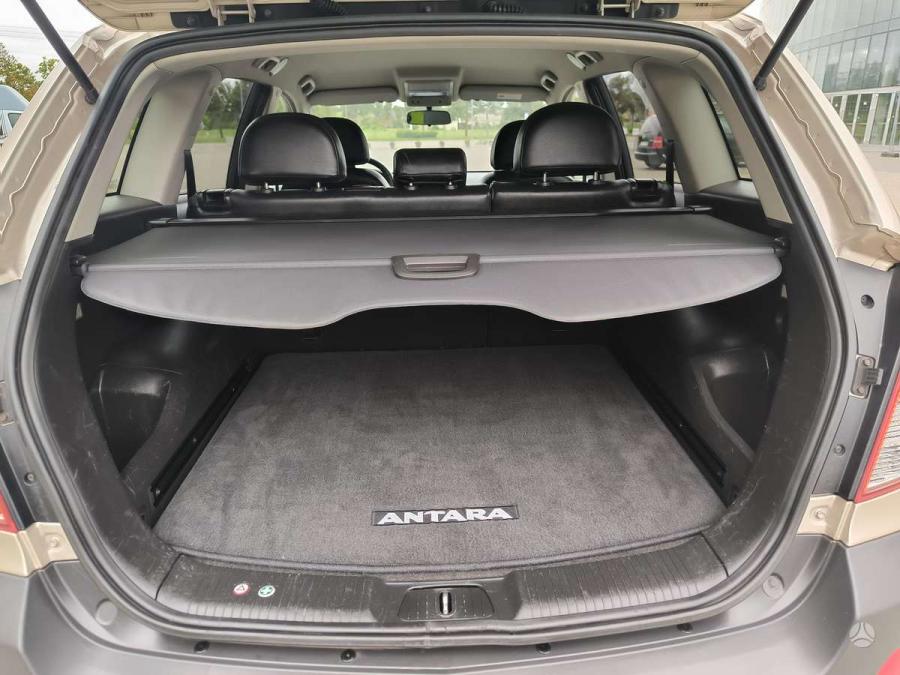 Dzeltens Opel Antara 2012 Šauļi, ar dzinēja tilpumu 2.23 L un nobraukumu 141 tūkst. km par 5600 €, foto 10 vietnē AUTOMOTO.COM.LV