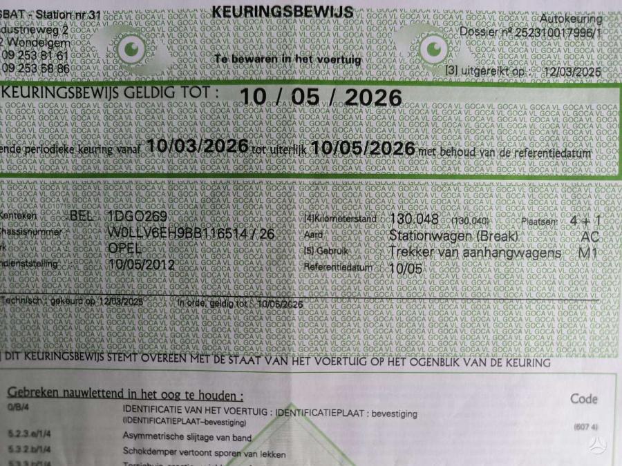 Dzeltens Opel Antara 2012 Šauļi, ar dzinēja tilpumu 2.23 L un nobraukumu 141 tūkst. km par 5600 €, foto 33 vietnē AUTOMOTO.COM.LV
