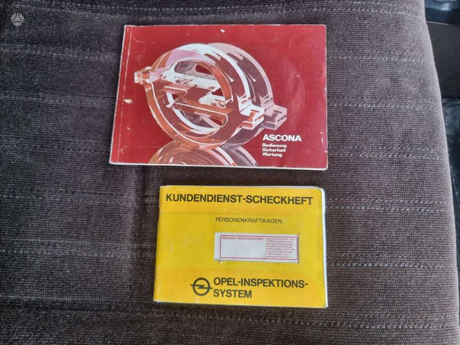 Коричневый Опель Аскона 1983 в Аникщяй, объемом двигателя 1.80 л и пробегом 178 тыс. км за 4000 €, фото 28 на AUTOMOTO.COM.LV