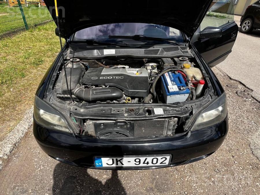 Black Opel Astra 2001 in Daugavpils, with an engine capacity of 2.20 L and mileage of 300 thousand km for 2200 €, photo 10 on AUTOMOTO.COM.LV