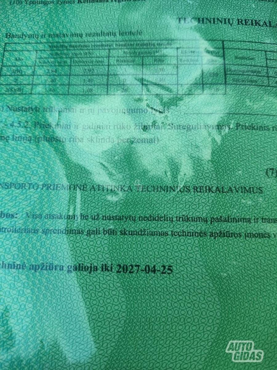 Black Opel Astra 2005 in Vilnius, with an engine capacity of 1.90 L and mileage of 287 thousand km for 1100 €, photo 21 on AUTOMOTO.COM.LV