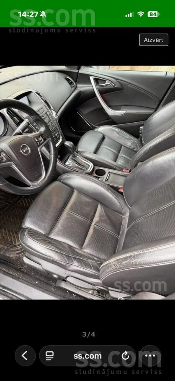 Black Opel Astra 2010 in Valka, with an engine capacity of 2.00 L and mileage of 240 thousand km for 3900 €, photo 3 on AUTOMOTO.COM.LV