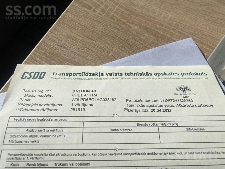 Черный Опель Астра 2010 в Резекне, объемом двигателя 1.70 л и пробегом 0 тыс. км за 3350 €, фото 17 на AUTOMOTO.COM.LV